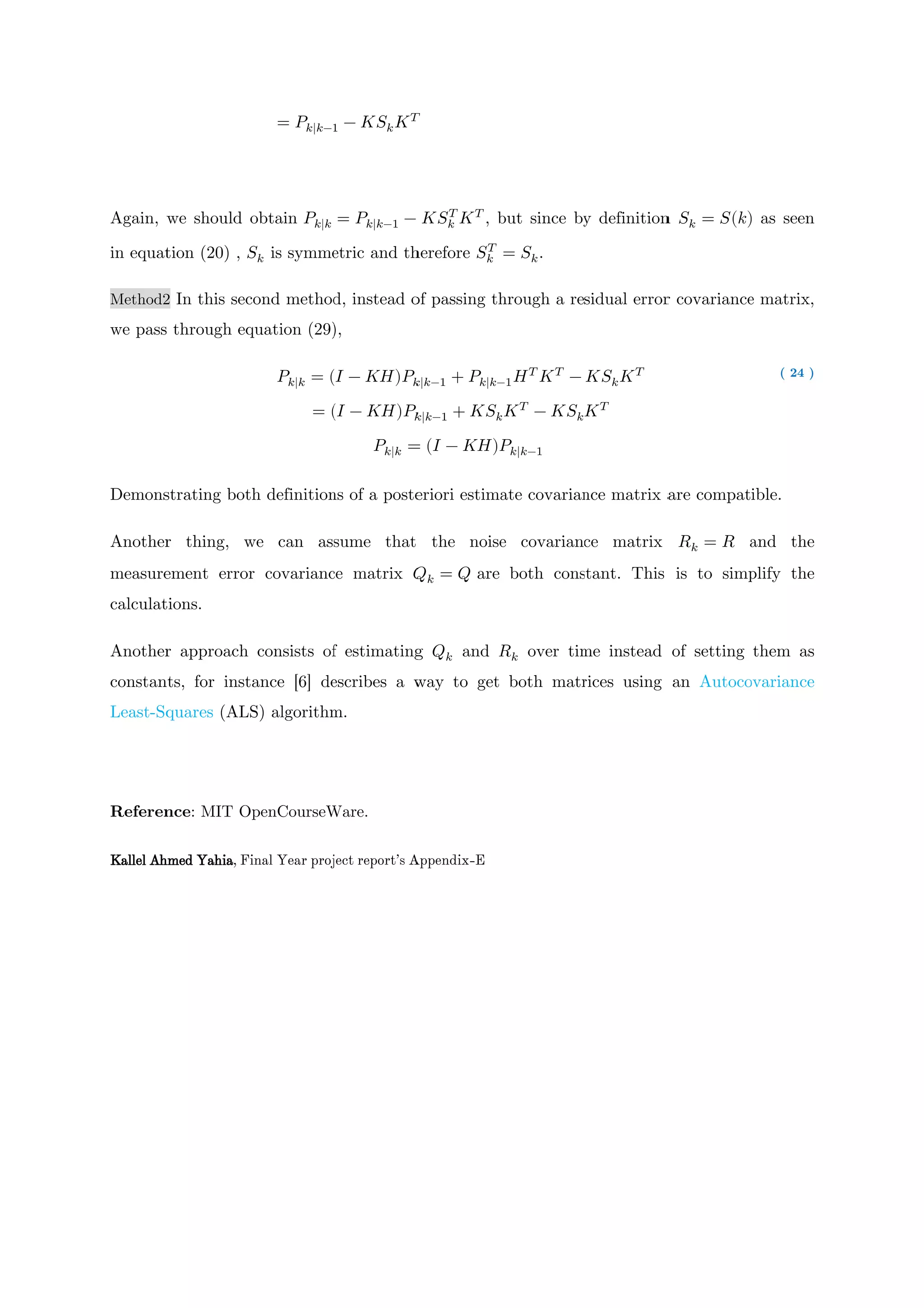 Kalman filter demonstration | PDF | Physics | Science