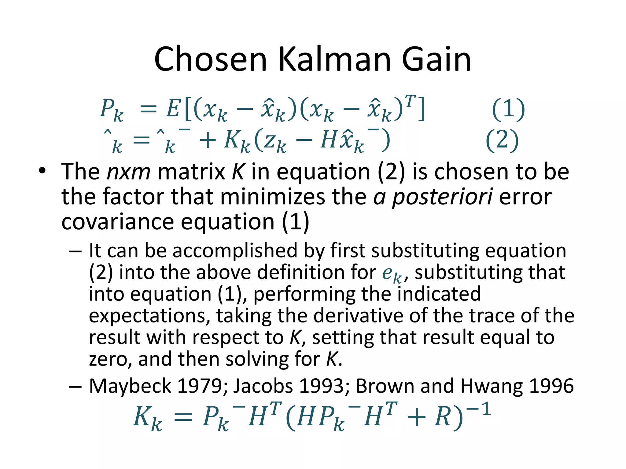 Kalman filter for Beginners | PDF