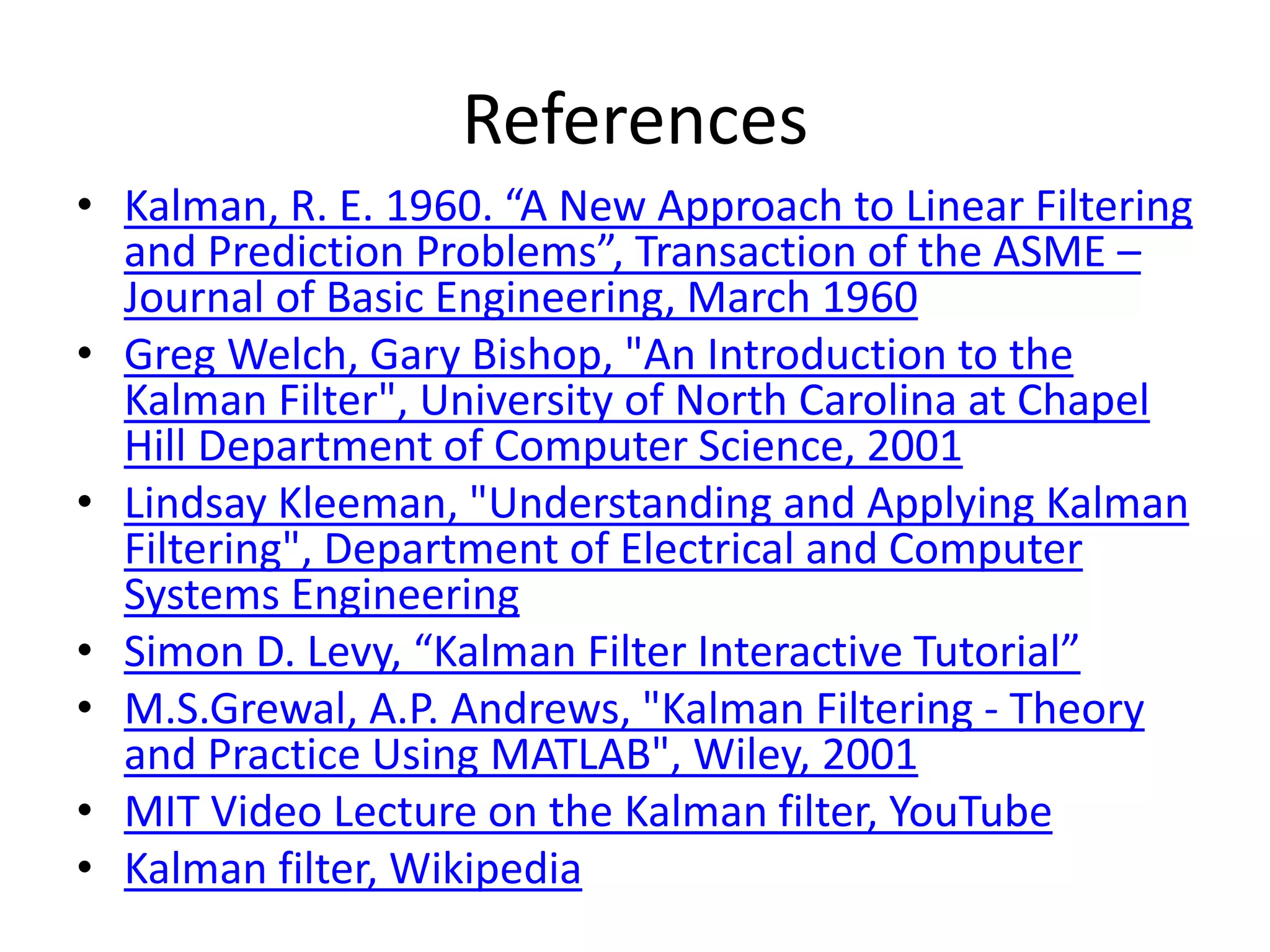 Kalman filter for Beginners | PDF