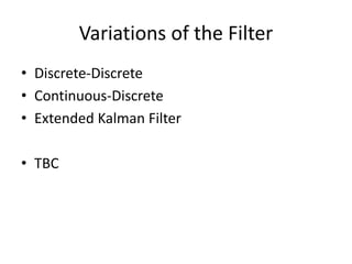 Kalman filter for Beginners | PDF