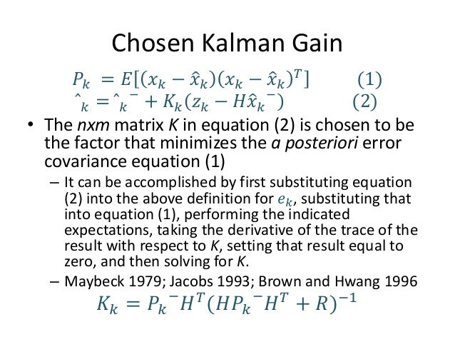 Kalman filter for Beginners Kalman filter for Beginners
