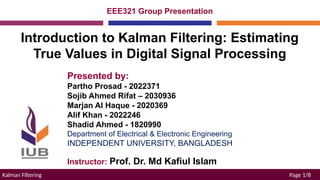 Introduction to Kalman Filtering: Estimating True Values in Digital ...