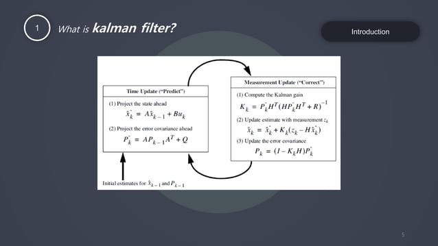 Kalman filter(nanheekim) | PPT