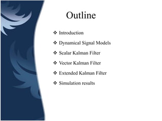 Kalman filter partilce tracking | PPTX | Physics | Science