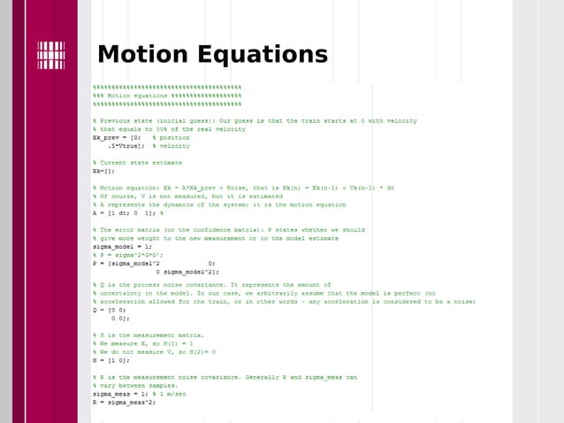 Kalman Filter Presentation | PDF | Physics | Science