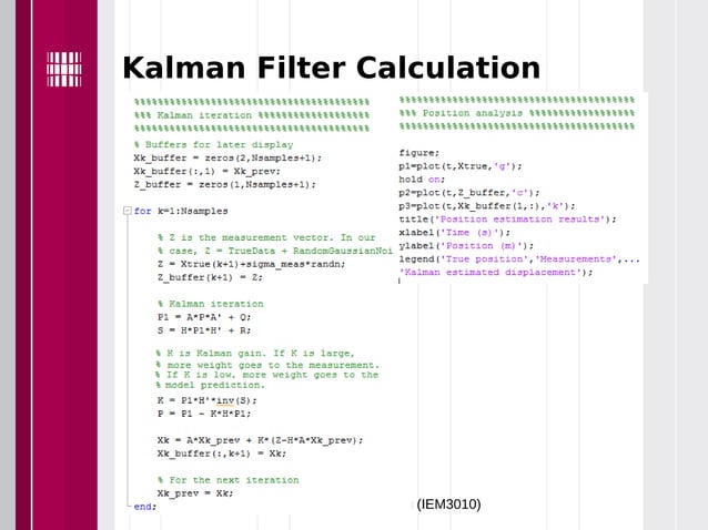 Kalman Filter Presentation | PDF | Physics | Science