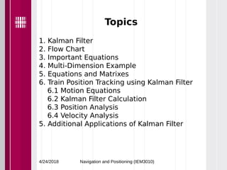 Kalman Filter Presentation | PDF