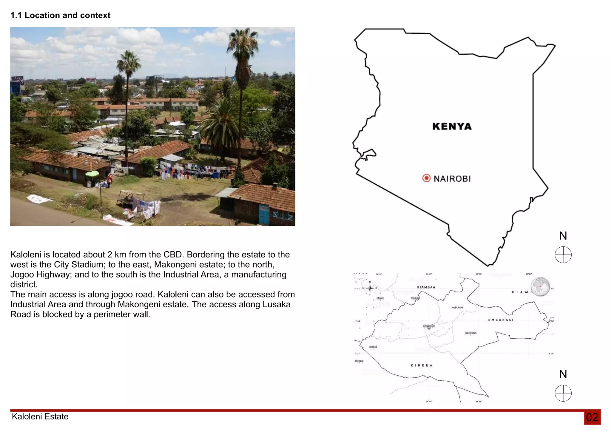 URBAN DESIGN OF KALOLENI ESTATE, NAIROBI, KENYA | PDF
