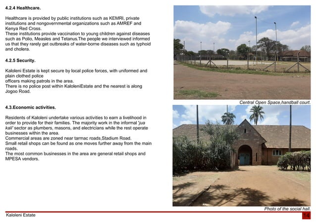 URBAN DESIGN OF KALOLENI ESTATE, NAIROBI, KENYA | PDF