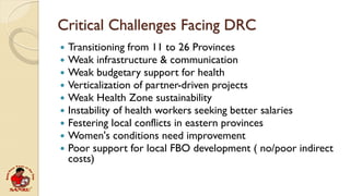 FBOs and Sustainable Health Systems in DRC Albert Kalonji | PDF