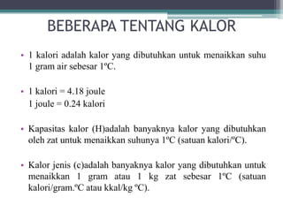 Kalor | PPTX