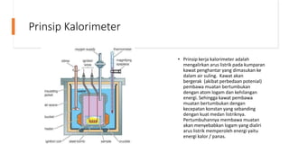 Kalorimeter joule | PPTX