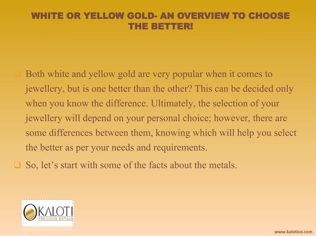Kaloti jewellery dmcc | PPT