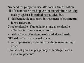 Anthelmintics (antihelminthics) drugs | PPT