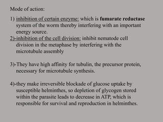 Anthelmintics (antihelminthics) drugs | PPT