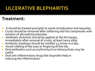 Ulcerative Blepharitis Treatment