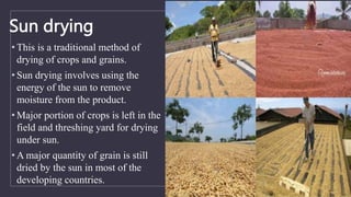 kalpana drying and its types presenation | PPTX