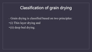 kalpana drying and its types presenation | PPTX