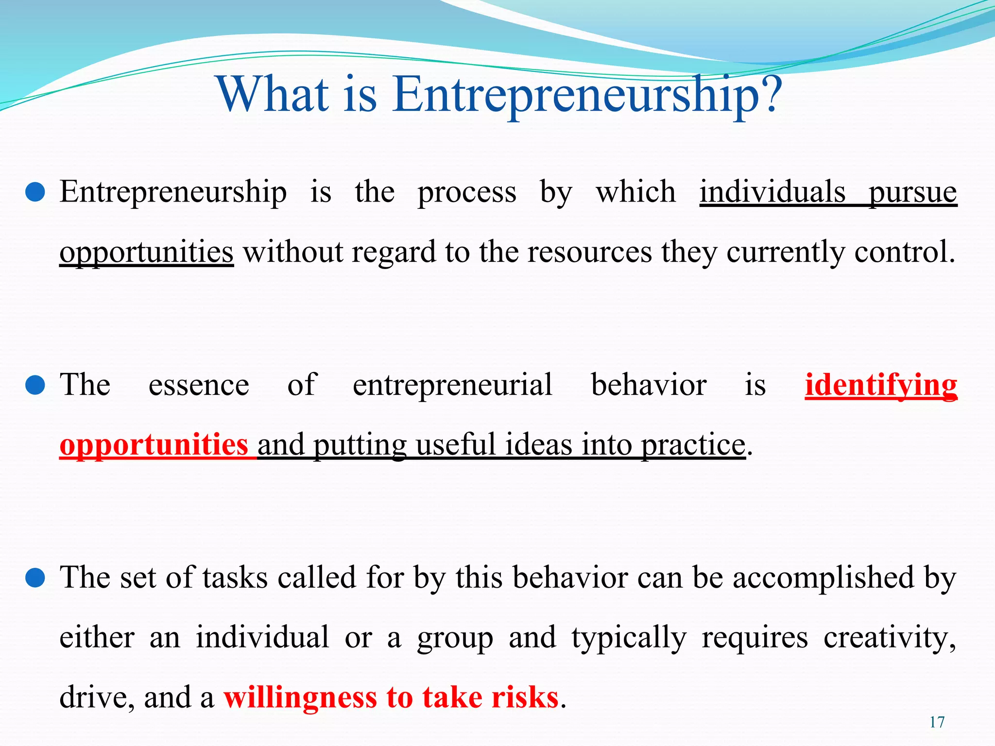Entrepreneurship pdf | PDF