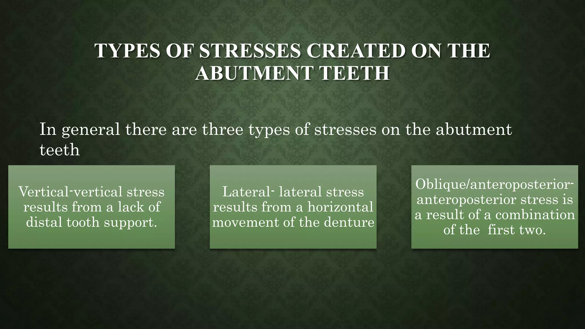 Kalpana stress breakers in rpd | PPTX