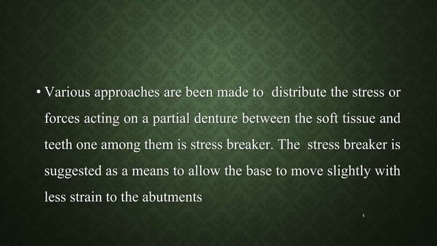 Kalpana stress breakers in rpd | PPTX | Oral care | Personal Care