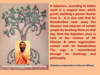 Kalpataru Diwas : The day of Sri RamaKrishna Paramhansa's Self ...