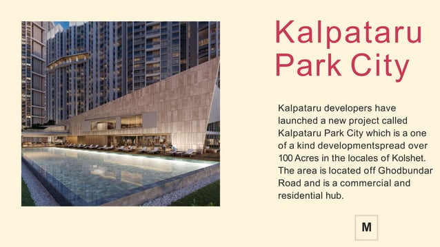 Overview of Kalpataru Park City Thane | PPTX