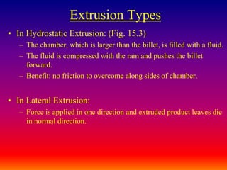 Kalp Chap 15 Extrusion and Drawing.ppt