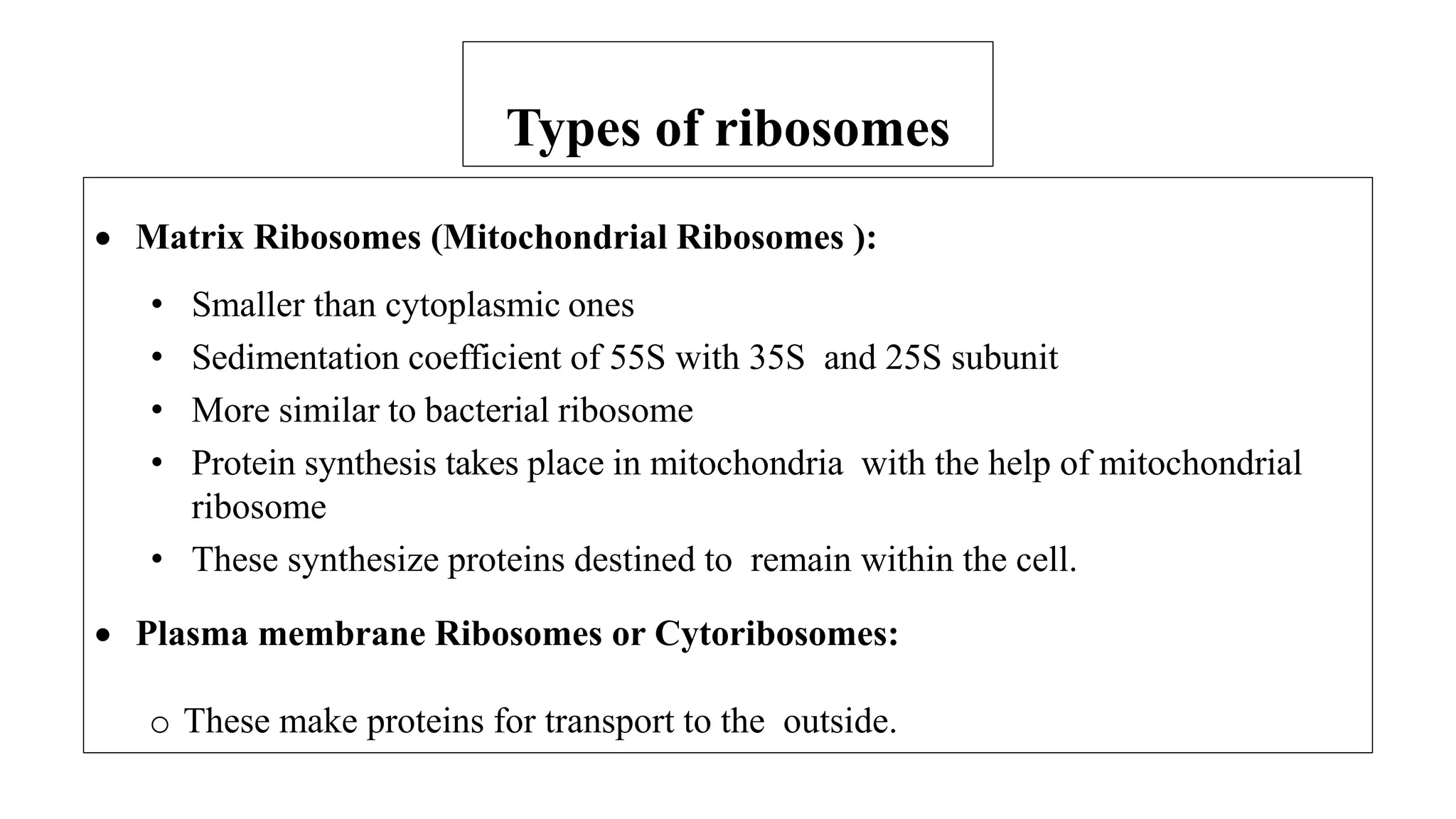 Ribosomes - Origin, Chemical composition, Structure and Function | PPTX