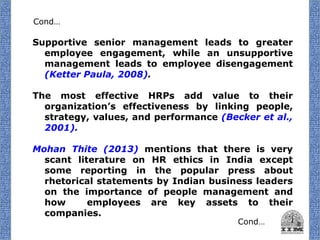 Unconventional Human Resources Practices for Sustainability : An ...