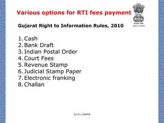 8 Years of Right to Information Act in India : An Appraisal | PPT