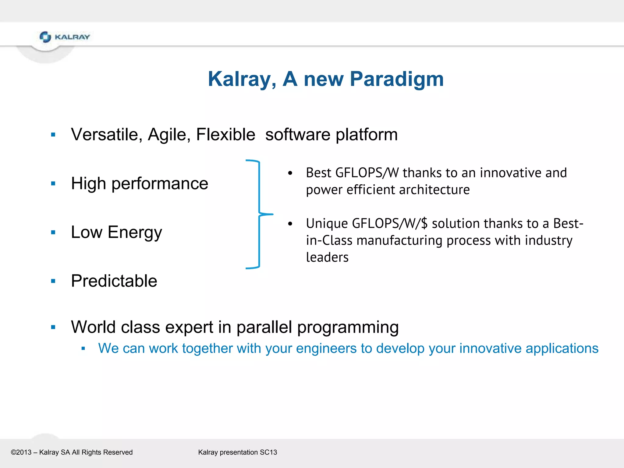 Kalray MPPA®: A New Era of Processing | PDF | Computer Software and ...