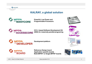 Kalray MPPA® A New Era of Processing | PDF