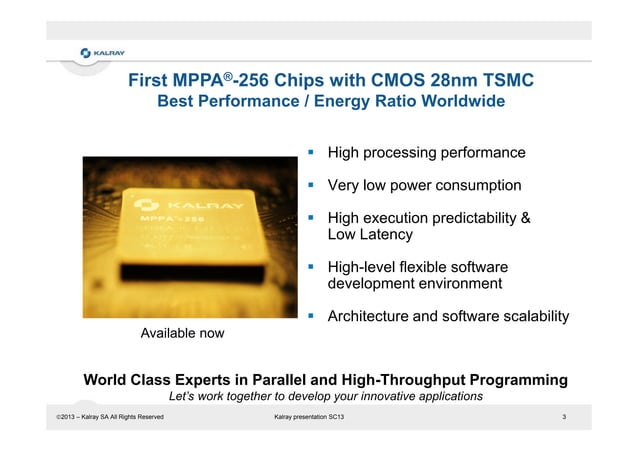 Kalray MPPA® A New Era of Processing | PPT