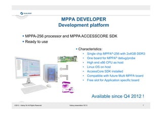 Kalray MPPA® A New Era of Processing | PDF