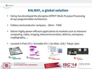 Kalray TURBOCARD2 @ ISC'14 | PDF