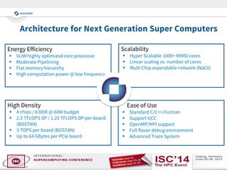 Kalray TURBOCARD2 @ ISC'14 | PDF