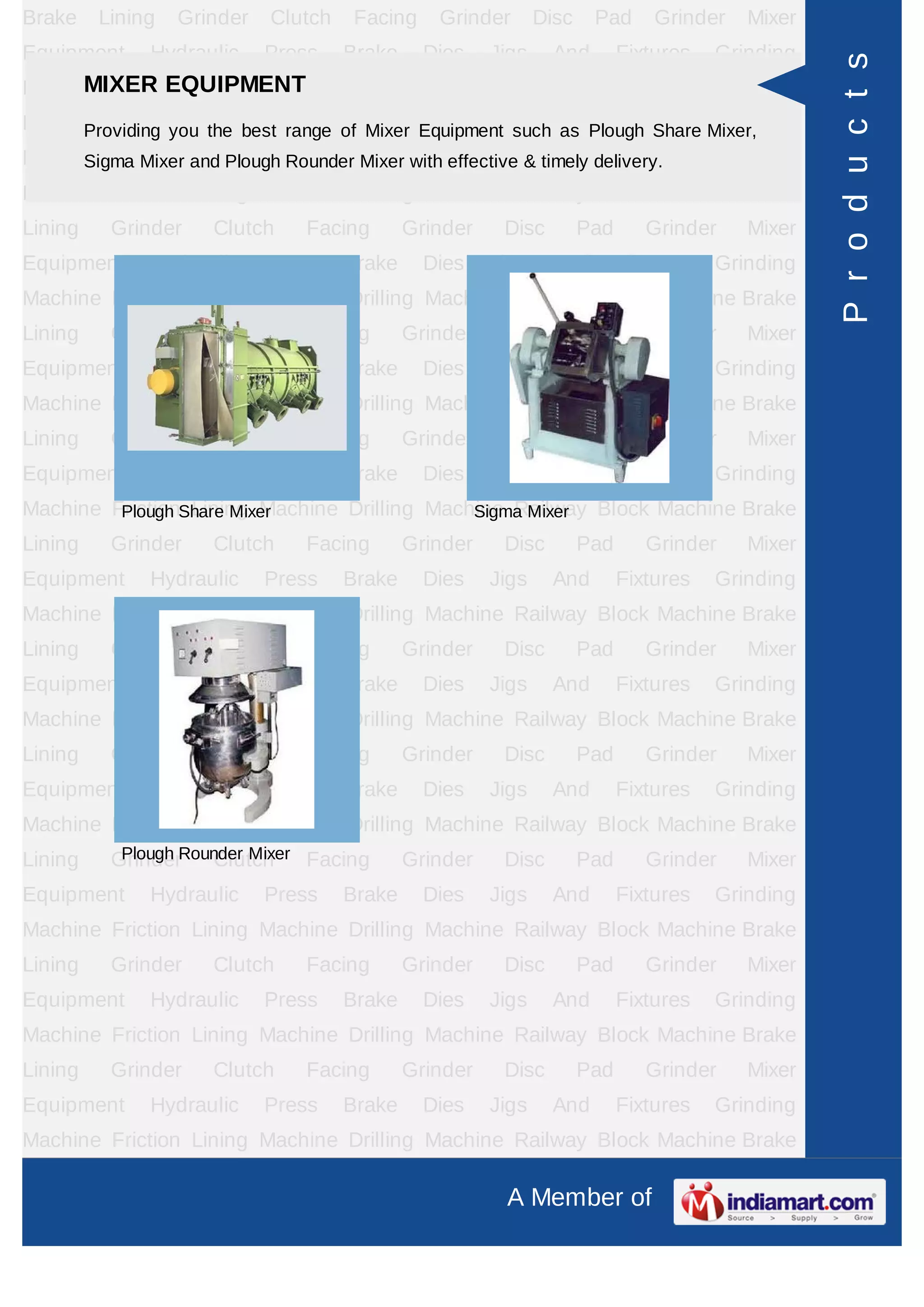 Kalson Hydromatic Machine Tools, Ghaziabad, Brake Lining Grinder | PDF