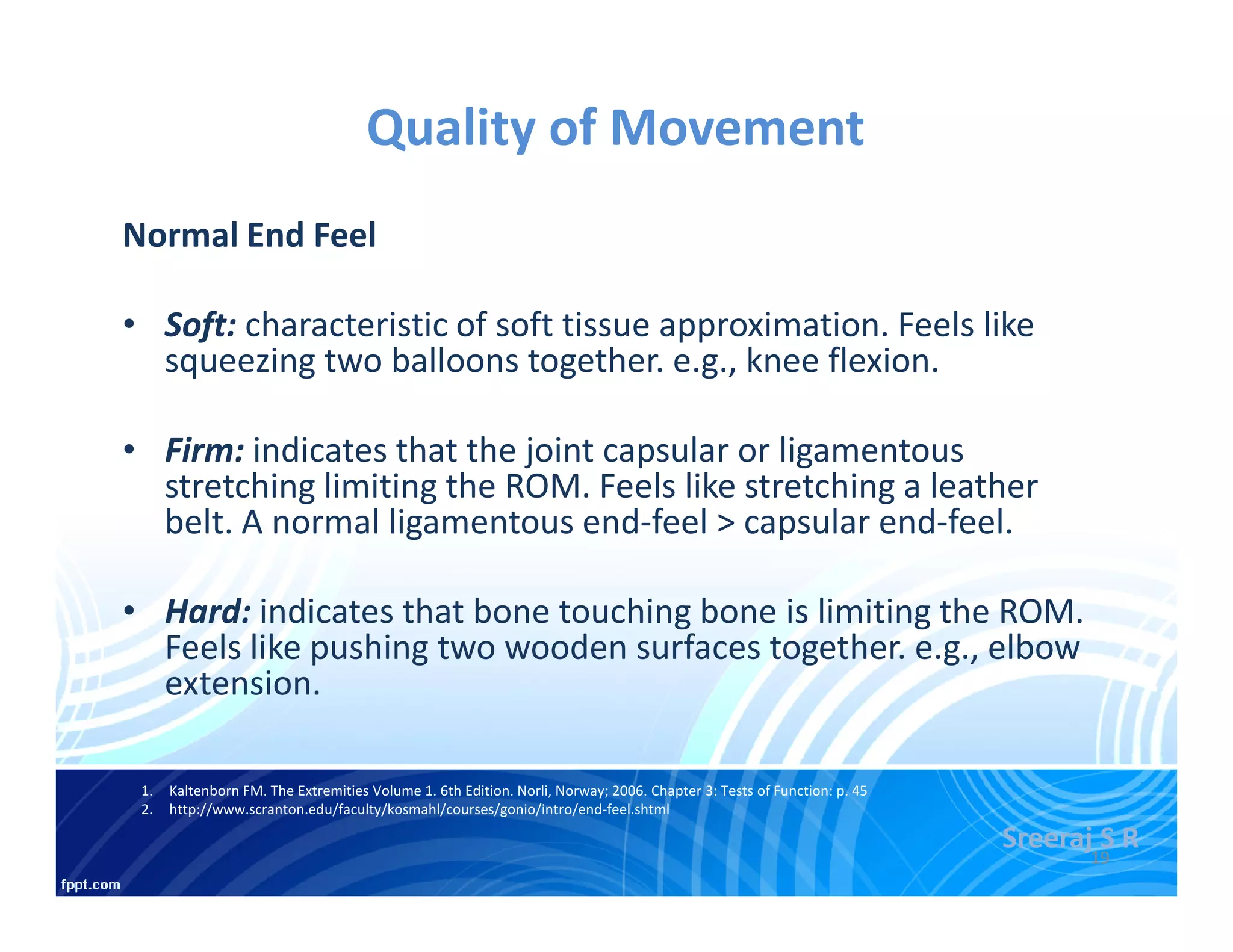 Kaltenborn manual mobilization srs | PDF