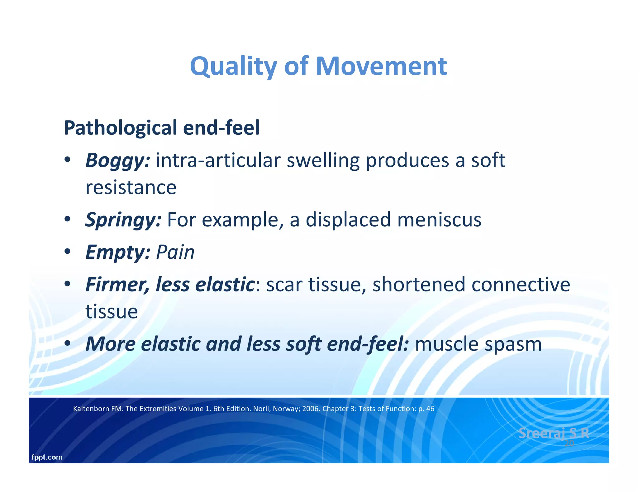 Kaltenborn manual mobilization srs | PDF