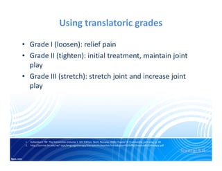 Kaltenborn manual mobilization srs | PDF