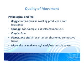 Kaltenborn manual mobilization srs | PDF