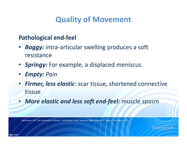 Kaltenborn manual mobilization srs | PDF | Death, Injury, or Military ...