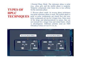 Instrumental Analysis HPLC instrumention and working | PDF