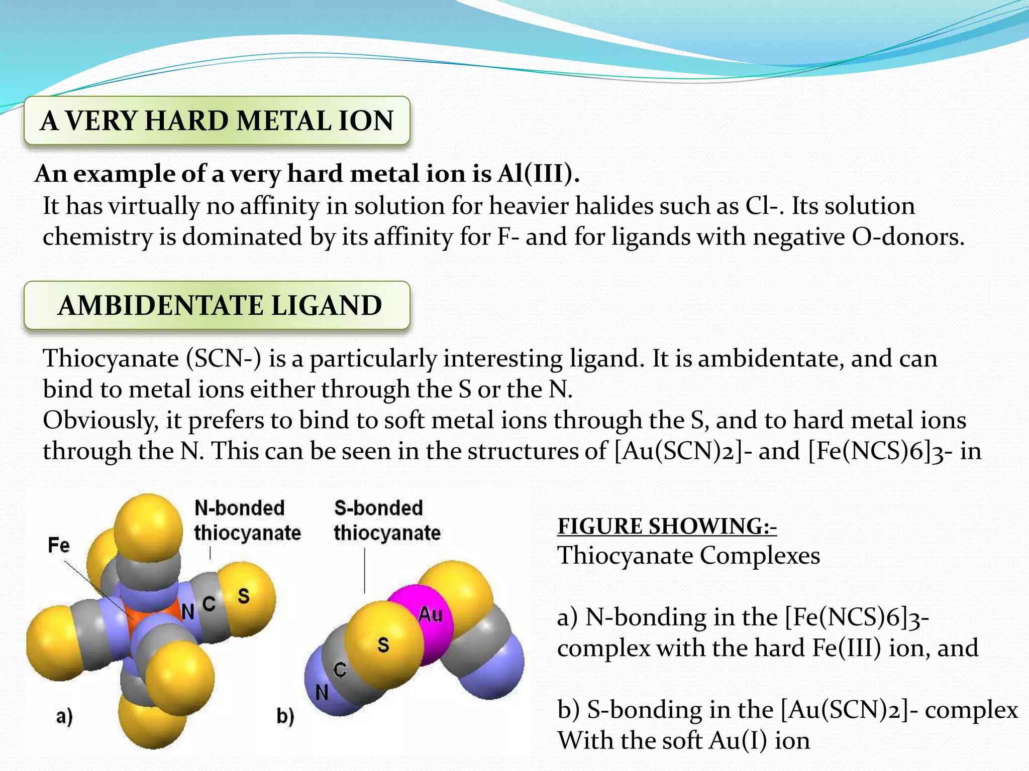 hard and soft acid and bases | PPTX