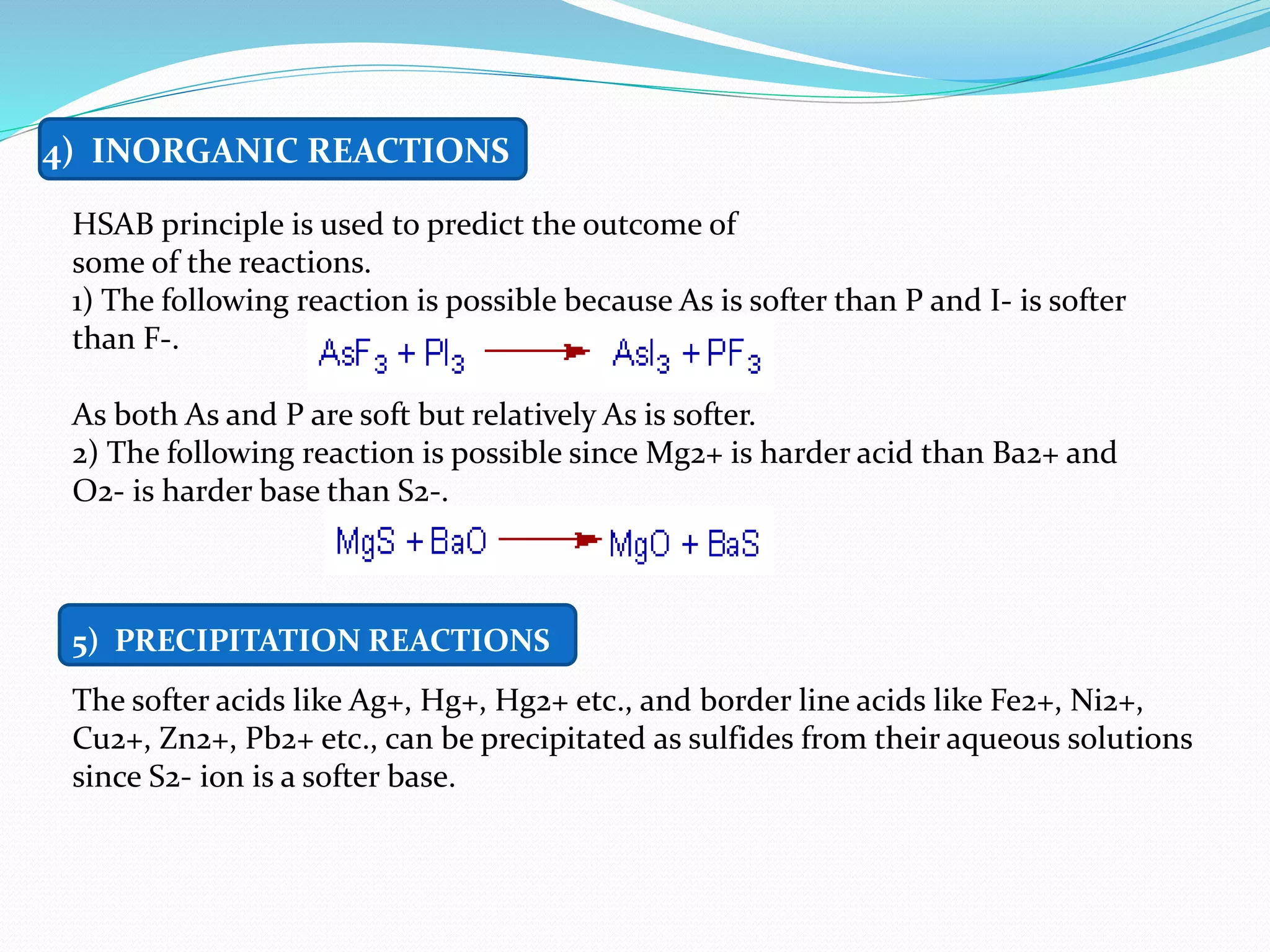 hard and soft acid and bases | PPTX