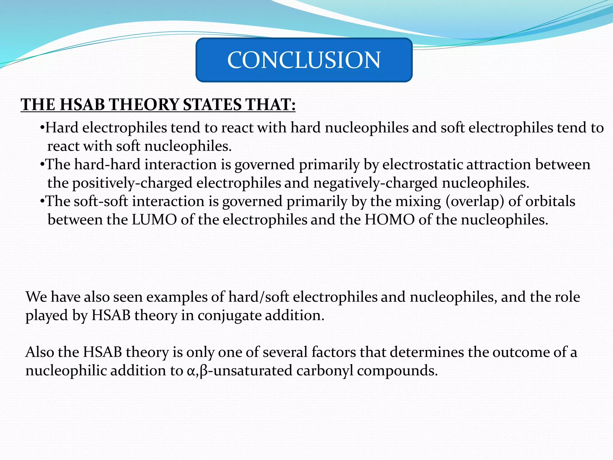 hard and soft acid and bases | PPTX