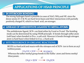 hard and soft acid and bases | PPTX