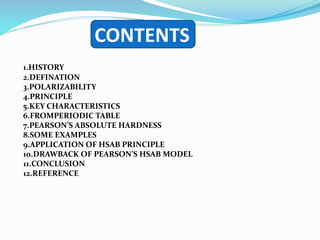 hard and soft acid and bases | PPTX