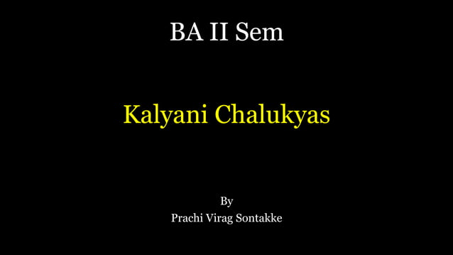 Kalyani chalukyas pdf | PDF